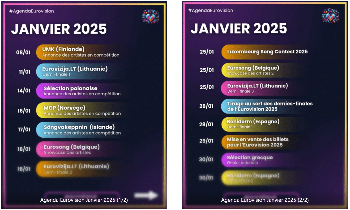 Eurovision 2025: Events to watch in January | Eurovision & Friends