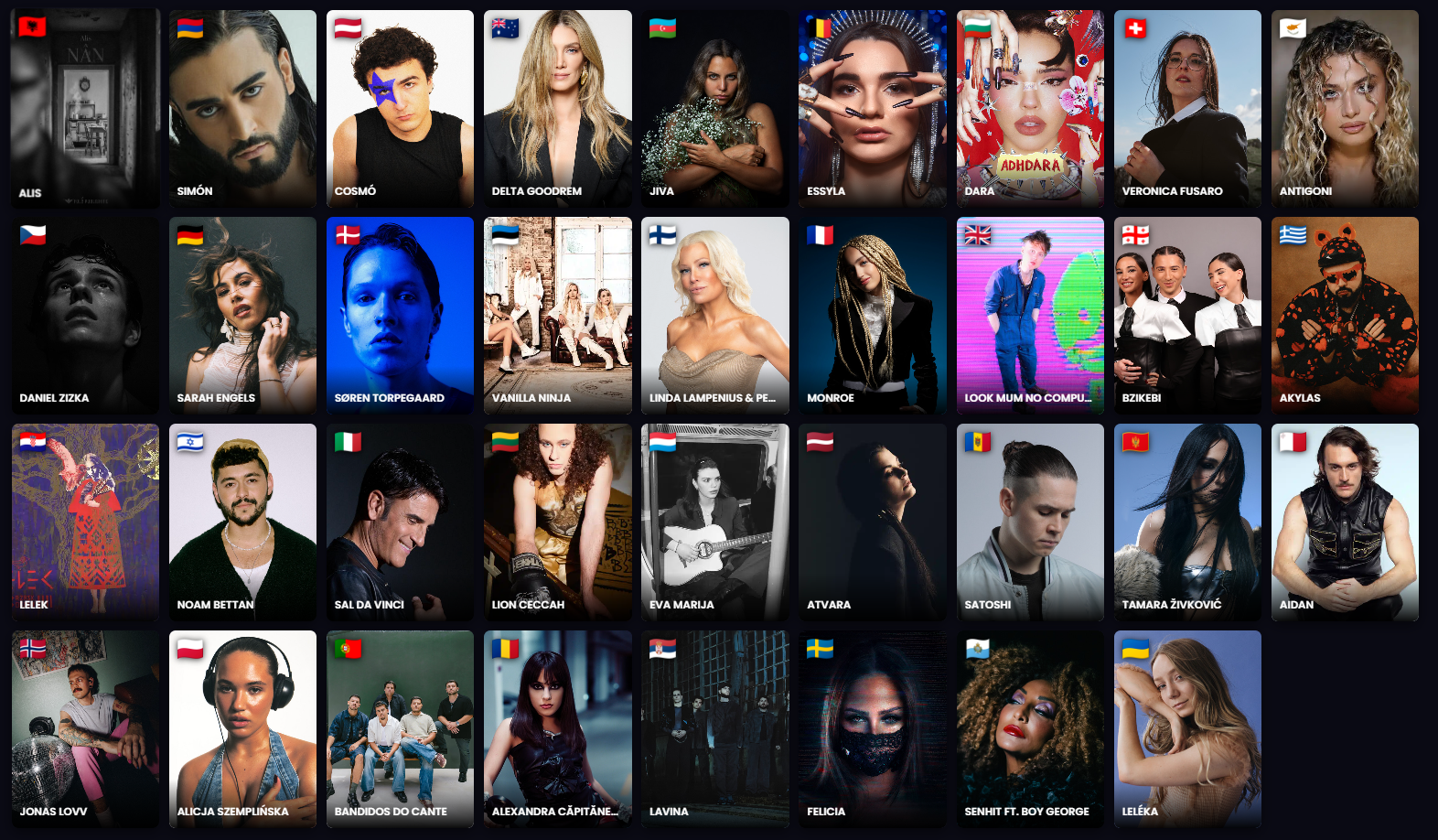 Eurovision 2026: the 35 countries are ready for Vienna! | Eurovision ...